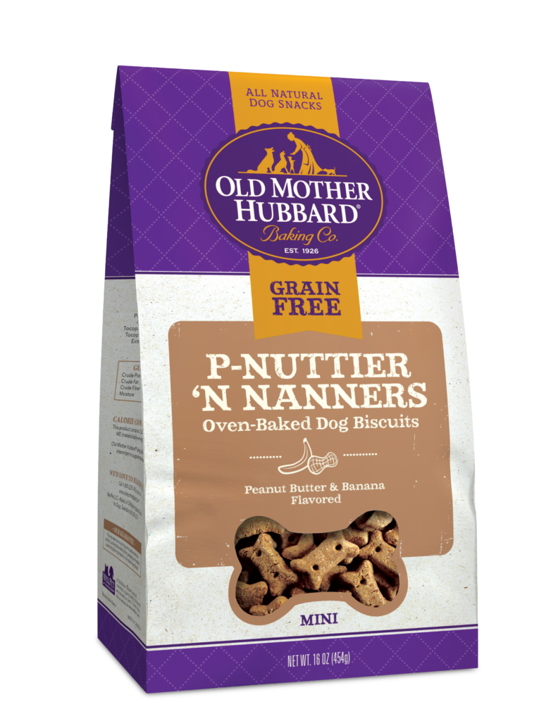 Old Mother Hubbard P-Nuttier 'N Nanners Mini Biscuits Dog Treats ...
